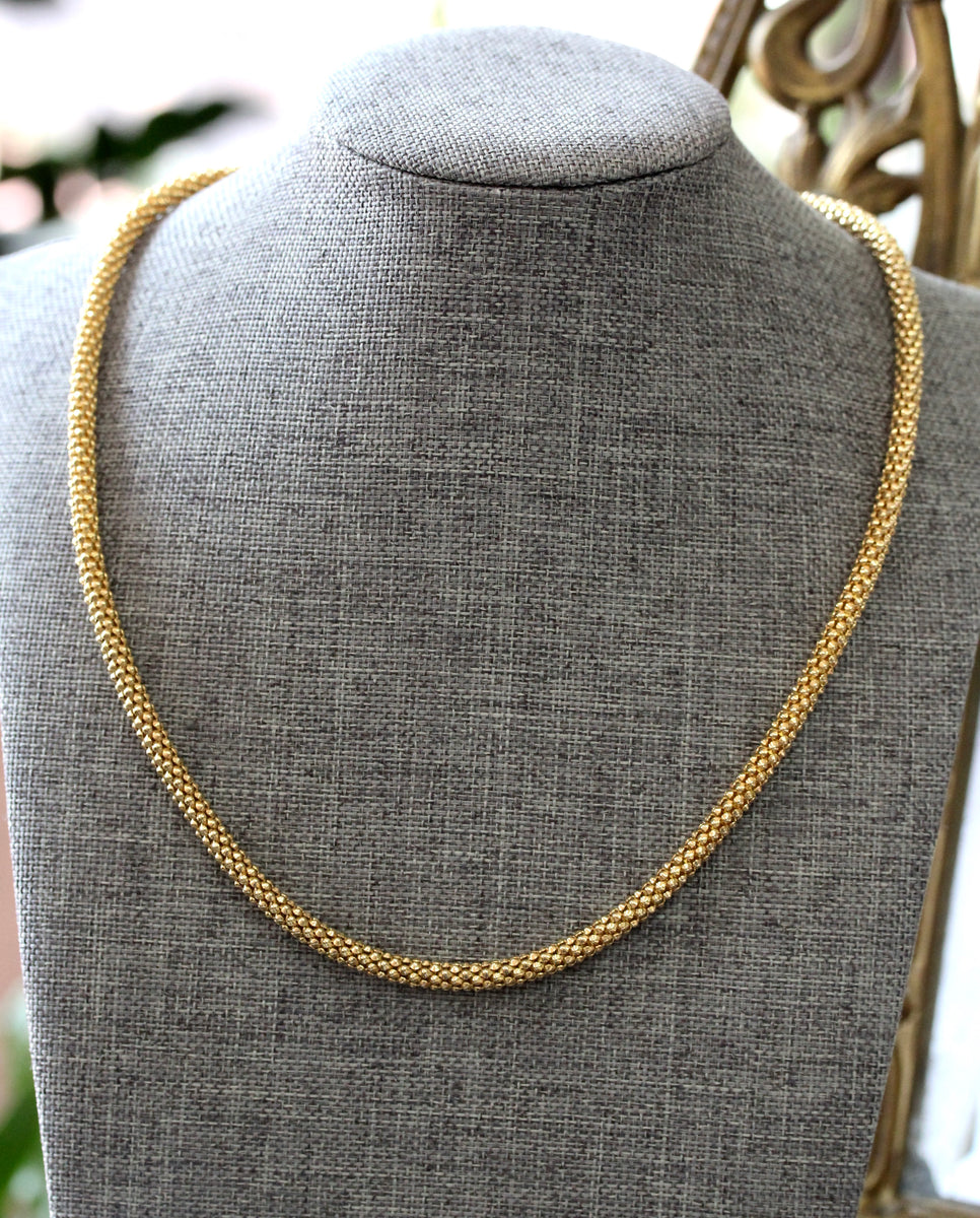 Gold Chain Necklace ~ CLASSIC – Fancy Flea Antiques